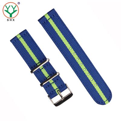 China Industrial Blue Nylon Watch Strap|Logo Customization Available - SHX for sale
