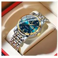 China Monochrome Chrono: The Executive Watch In Deep Midnight Blue & Forest Green for sale