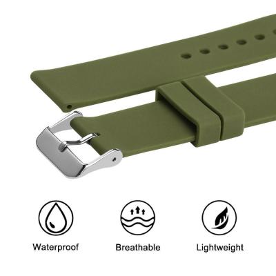 China 20mm Silicone Rubber Watch Strap · OEM/ODM Wholesale Supported  - Shenzhen Manufacturer SHX for sale