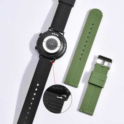 China Tire-tread Silicone Watch Strap · 18mm~24mm | Logo Customization Available - Made In China By SHX for sale
