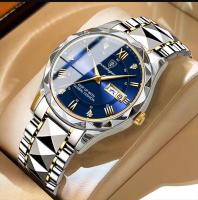 China Waterproof Men's Quartz Watch with Luminous Hands and Date Display | Stainless Steel Strap, Water-Resistant - ShenZhen Wholesaler for sale