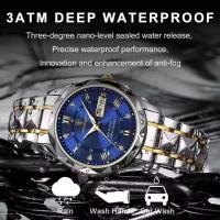 China Waterproof Men's Quartz Watch with Luminous Hands and Date Display | Stainless Steel Strap, Water-Resistant - ShenZhen Wholesaler for sale