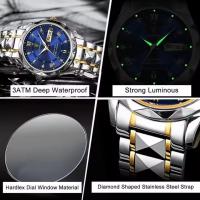 China Waterproof Men's Quartz Watch with Luminous Hands and Date Display | Stainless Steel Strap, Water-Resistant - ShenZhen Wholesaler for sale