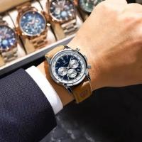 China Waterproof Men's Quartz Watch · Features Leather Strap and Buckle Clasp | OEM Wholesale Available - SHX Made in China for sale