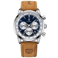 China Waterproof Men's Quartz Watch · Features Leather Strap and Buckle Clasp | OEM Wholesale Available - SHX Made in China for sale