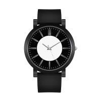 China Simple Black Waterproof Men's Quartz Watch for sale