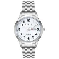 China Silver Stainless Steel Quartz Watch With Japanese Movement for sale