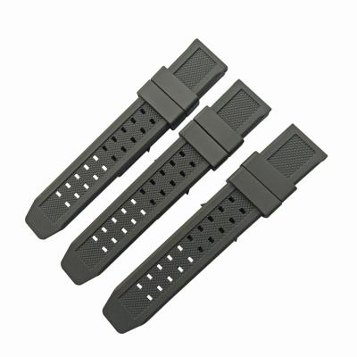 China Military-style TPU Rubber Watch Strap · Customizable Logo | OEM/ODM for sale