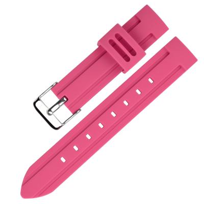 China 20mm Silicone Rubber Strap With Stainless Steel Buckle | Logo Customization Available - OEM/ODM Wholesale Supported for sale