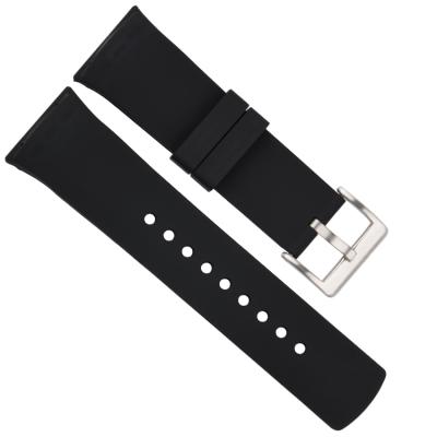 China 22mm Micro-arc Silicone Watch Strap · OEM/ODM Wholesale Available  - SHX for sale
