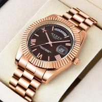 China Vintage Luxury Men's Watch, Waterproof Quartz Watch with Stainless Steel Strap | Custom Logo Available - Shenzhen Manufacturer for sale