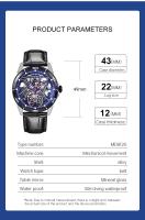 China Luminous Openwork Mechanical Watch for sale