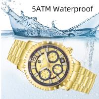 China Business Gold/silver Quartz Watch · OEM/ODM | 5ATM Water Resistant for sale