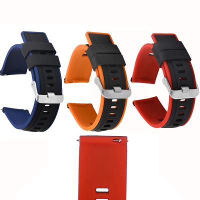 China Men's Silicone Watch Strap · Customizable Logo | OEM/ODM Wholesale Supported - SHX for sale