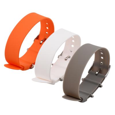 China Sporty Silicone Watch Strap | Available In A Variety Of Colors | OEM/ODM Wholesale Supported - Logo Customization Available for sale