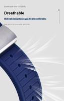 China 22mm Smooth, Textured Silicone Strap · Customizable Colors And Logos | OEM/ODM-SHX for sale