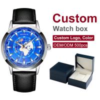 China World Map Dial Quartz Watch·MD860G Wholesale-Shenzhen Watch Manufacturer for sale