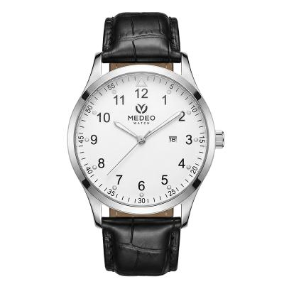 China MD703 Men's Business Quartz Watch | Premium Leather & Alloy Wholesale for sale