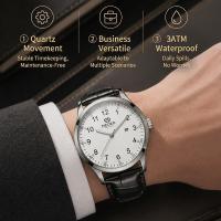 China MD703 Men's Business Quartz Watch | Premium Leather & Alloy Wholesale for sale