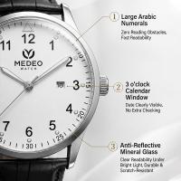 China MD703 Men's Business Quartz Watch | Premium Leather & Alloy Wholesale for sale
