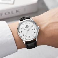 China MD703 Men's Business Quartz Watch | Premium Leather & Alloy Wholesale for sale