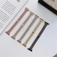 China The Lumina Mosaic™: Tapered Jewelry-Link Alloy Bracelet For Smartwatches for sale