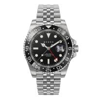 China Vanguard Meridian GMT: 40mm Luxury Mechanical Steel Watch for sale