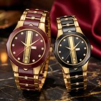 China AuraCrest Duo Quartz Watch | Ceramic Couple Wholesale for sale
