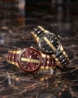 China AuraCrest Duo Quartz Watch | Ceramic Couple Wholesale for sale
