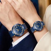 China Celastine Blue — Sapphire Ceramic Couple Watch Set for sale