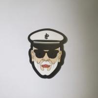 China Eco Friendly PVC Rubber Patches Embossed Logo Silicone 3D Soft for sale