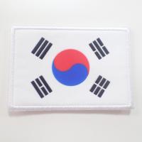 China Popular National Flag Custom Embroidery Patches For Clothes Hat Bag for sale