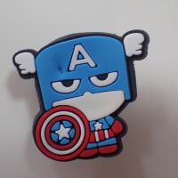 China Garment Accessories Custom 3D PVC Patch Soft Silicone Rubber Logo Badge Patches Iron On Clothes Bags Shoes Hats Use for sale