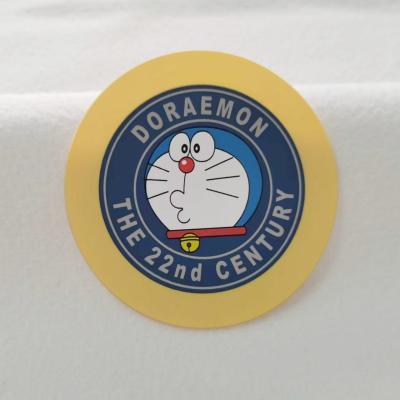 China Cartoon Pattern Ironing Clothing 3D Silicone Label Heat Transfer for sale