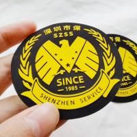 China Glossy Silicone Heat Transfer Print 3d Clothing Labels And Tags Custom for sale