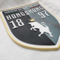 China Heat Transfer On Team Apparel Embossed Clothing Labels , Garment Tpu Badge for sale