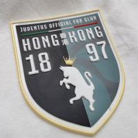 China Stamp Embossed Shape Heat Transfer TPU Badge For Team Apparel for sale
