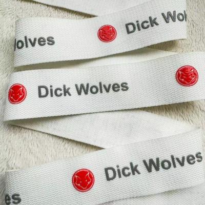 China Waistband Printed Silicone Elastic Tape Silicone  0.7mm Thickness for sale