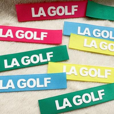 China Screen Printing Clothing Labels designed to enhance product appearance and recognition through silicone screen printed labels for sale