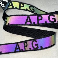 China Custom Printed Tags Labels For Clothing Reflective Logo Washable for sale