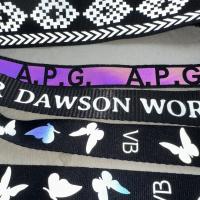 China Printed Polyester Webbing Tape - Holographic Letter/Butterfly for sale