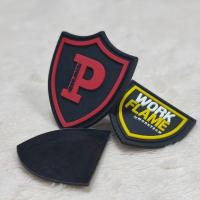 China Custom Soft Silicone Rubber Clothing Labels with Non Slip Features Rich Color Options and Eco Friendly Non Toxic PVC Material for sale