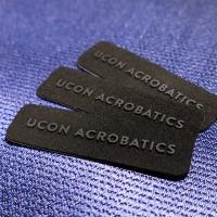 China Customized Silicone Embossed 3D Logo Heat Transfer Label For Clothing for sale