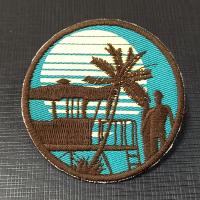 China Custom Embroidery Patch 3D Puff LOGO Badges Sew On Iron On Clothing Patches for sale
