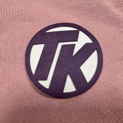 China Custom Logo Modern Heat Cut Silicone Heat Transfer Label for Garment and Bags for sale