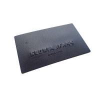 China Manufacturer Custom Leather Patch Logo Logo Embossed Leather Patches for Handbag Oem Leather Labels for Hat Clothing for sale