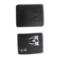 China PU Leather Luggage Bag Tag Logo Label With Metal Logo Patch Custom Wholesale Handmade Fashion DIY Gifts Genuine Leather Embossed for sale
