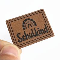 China Garment Accessories Denim Bag Patches Designer Hand Made Washable Real Genuine Leather Labels for sale