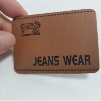 China Durable Embossed Leather Patches - 3-8cm Custom Size for Jackets/School Uniforms for sale