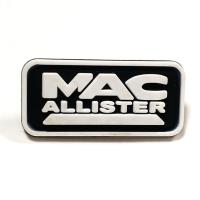 China Custom Applique Sew-On PVC 3D Textured Badges for Clothing Shirts Woven Plastic Patches with Vinyl Logo and Nickel-Free Finish for sale